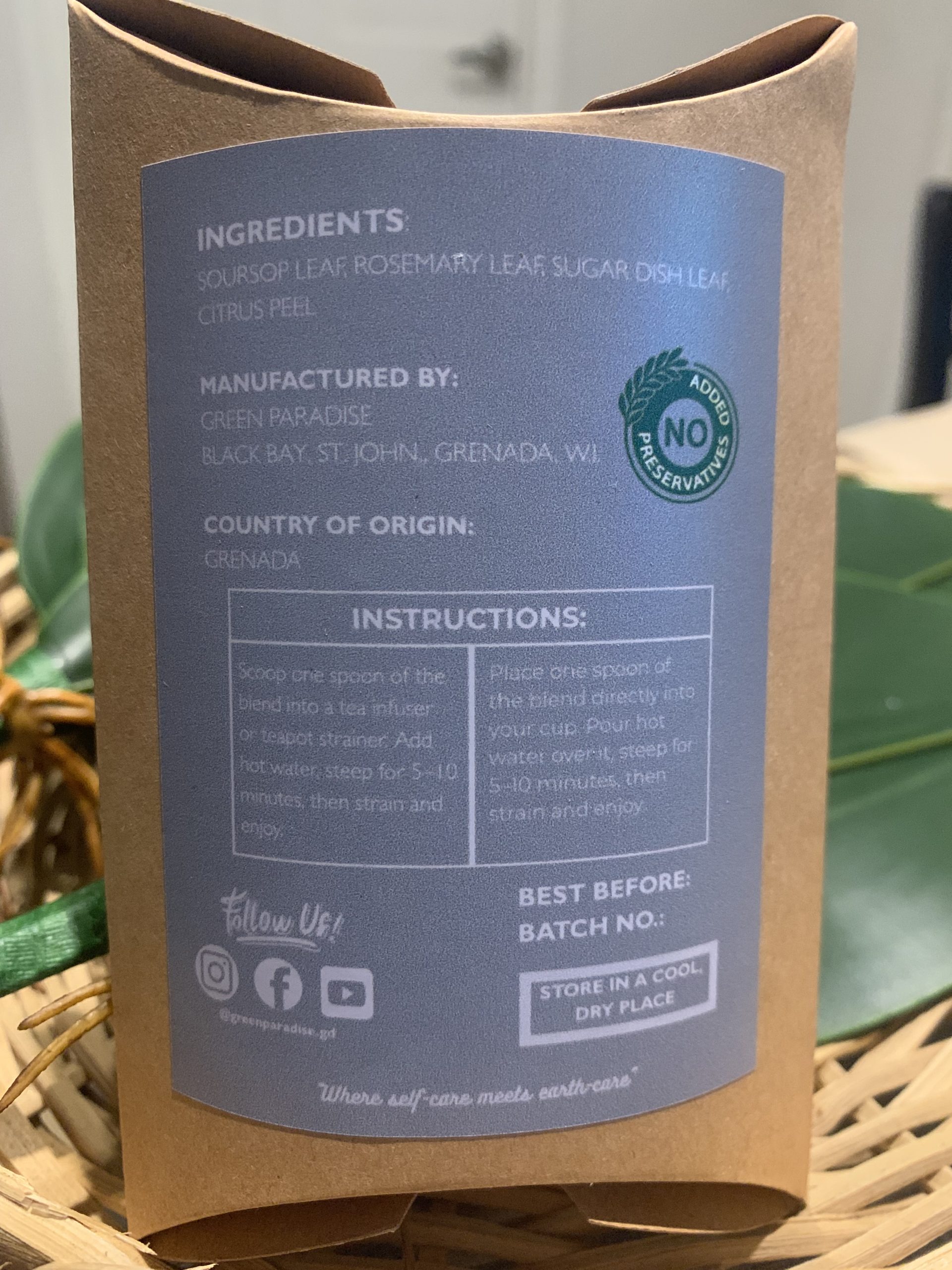 Green Paradise Bush Tea Blend